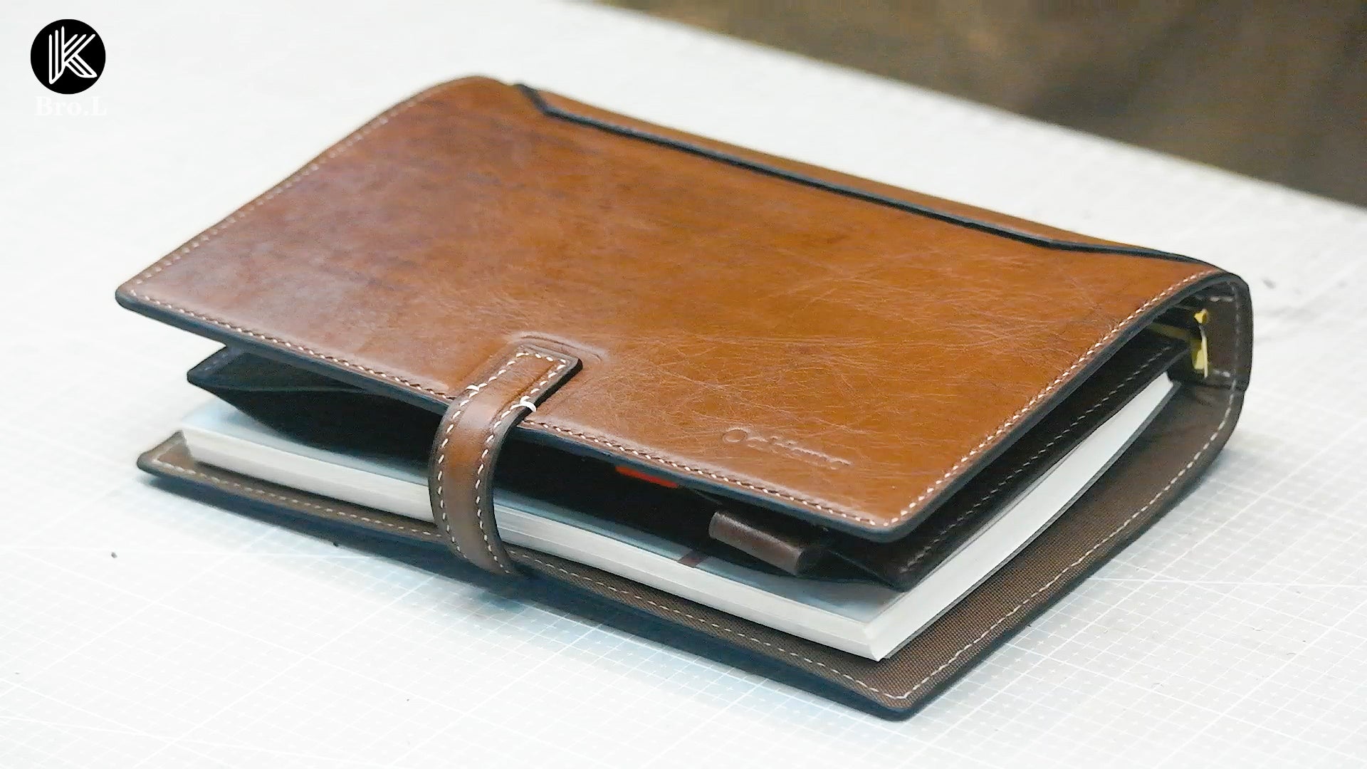 [PDF Pattren] Personalized leather binder cover,A5 notebook cover patt