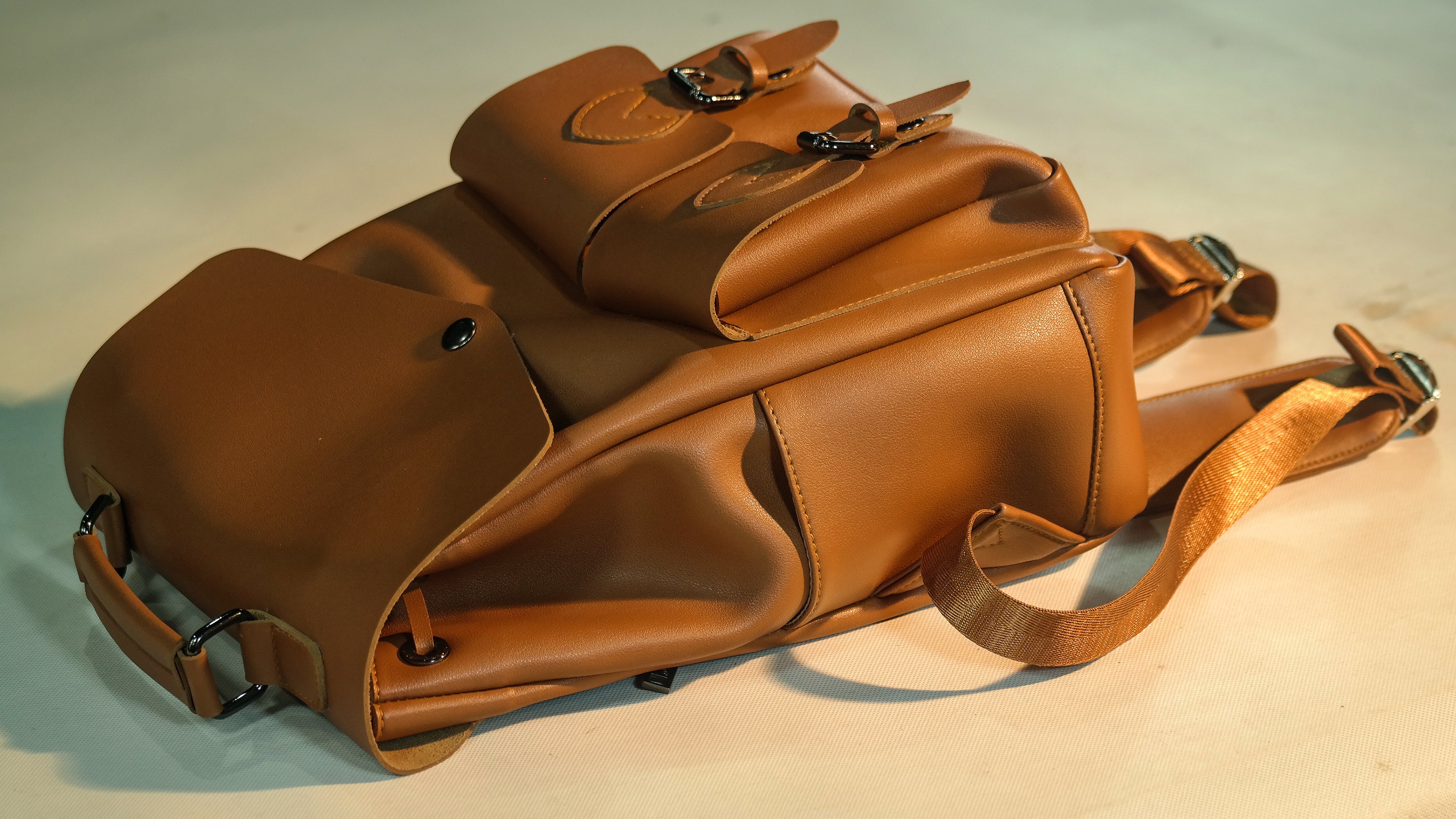 [PDF Pattern]Making a Leather Backpack